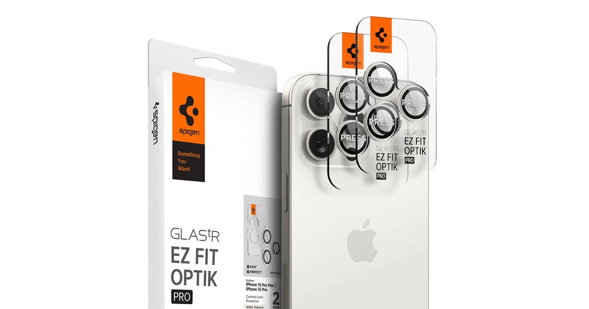 Spigen Optik Pro Lens Protector pre iPhone 15 Pro/15 Pro Max - White ...