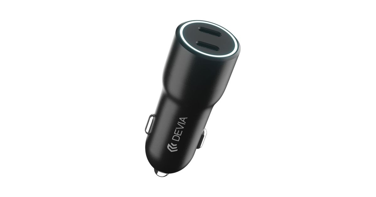 Devia nabíjačka do auta Smart Series PD 40W 2C Fast Car Charger - Black ...