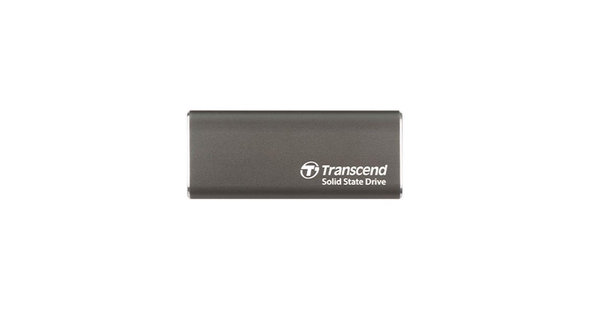 Transcend SSD 1TB ESD265C USB 3.2 - Iron Gray Aluminium | iStores ...
