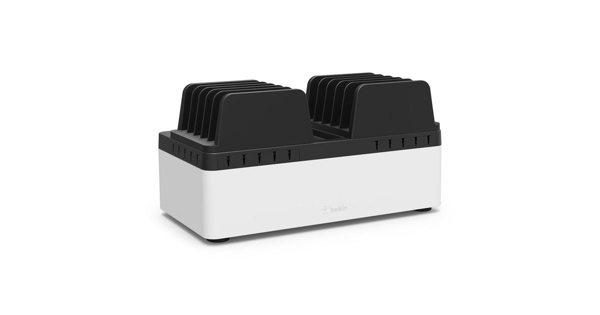 Belkin Store and Charge Go with Fixed Dividers - Black/White | iStores ...